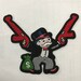 Monopoly Man Custom Embroidered Patch Classic Game Red Guns Money ...