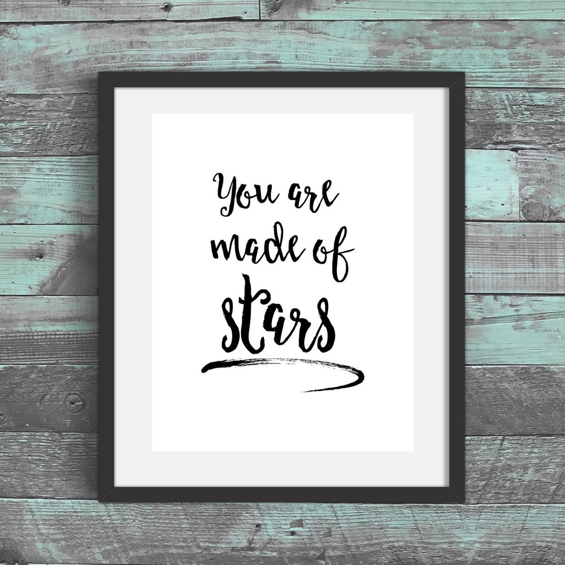 Printable Nursery Art You Are Made of Stars Art Printable DIGITAL ...