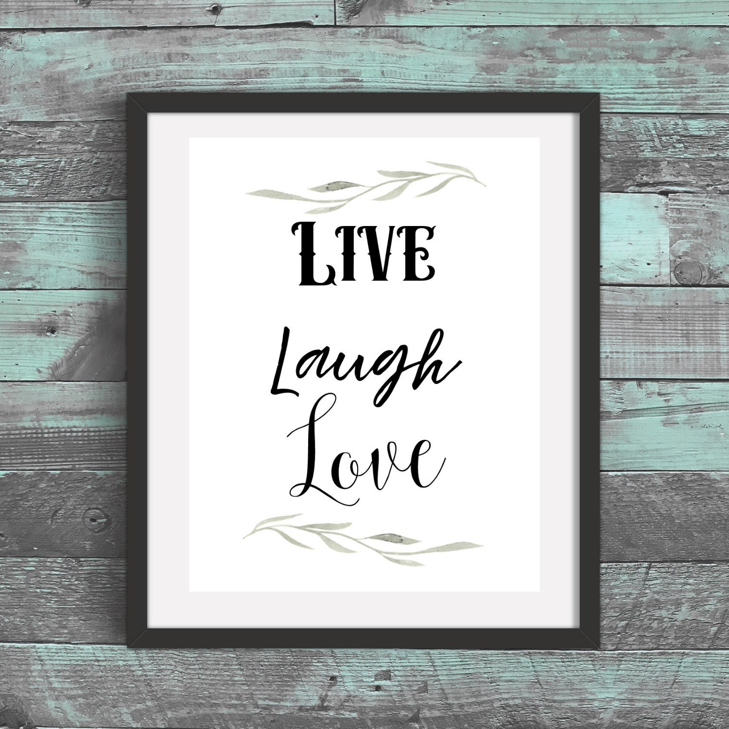 Live Laugh Love Art Printable DIGITAL DOWNLOAD - Etsy