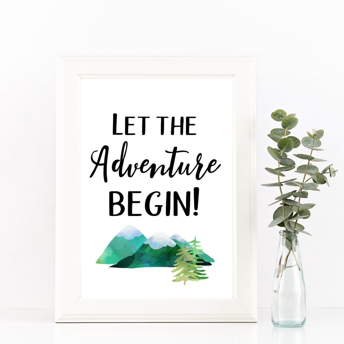 Adventure Printable Let the Adventure Begin! Printable Art DIGITAL ...