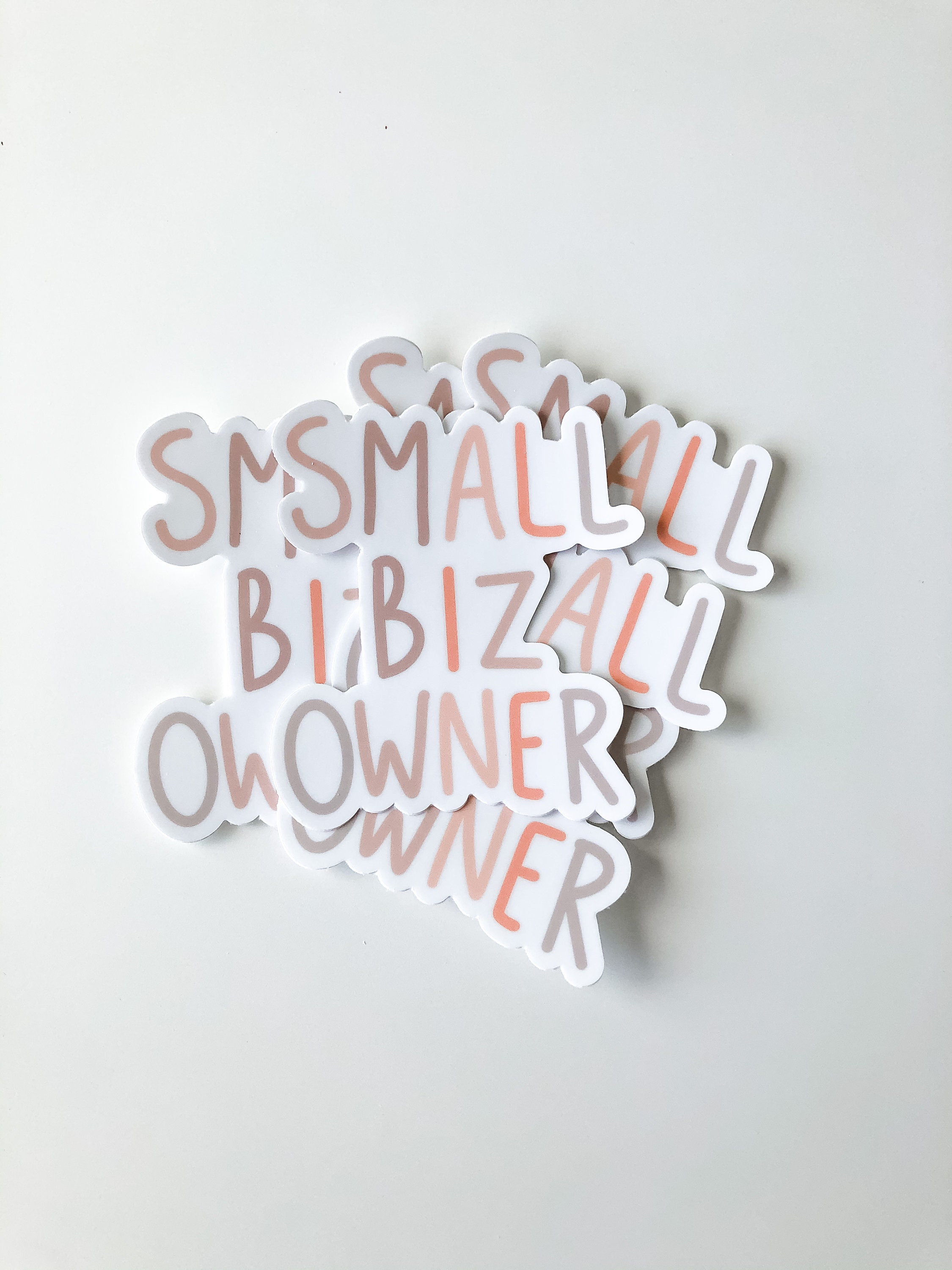 Small Business Owner Sticker, Small Biz Owner Sticker, Entrepreneur ...