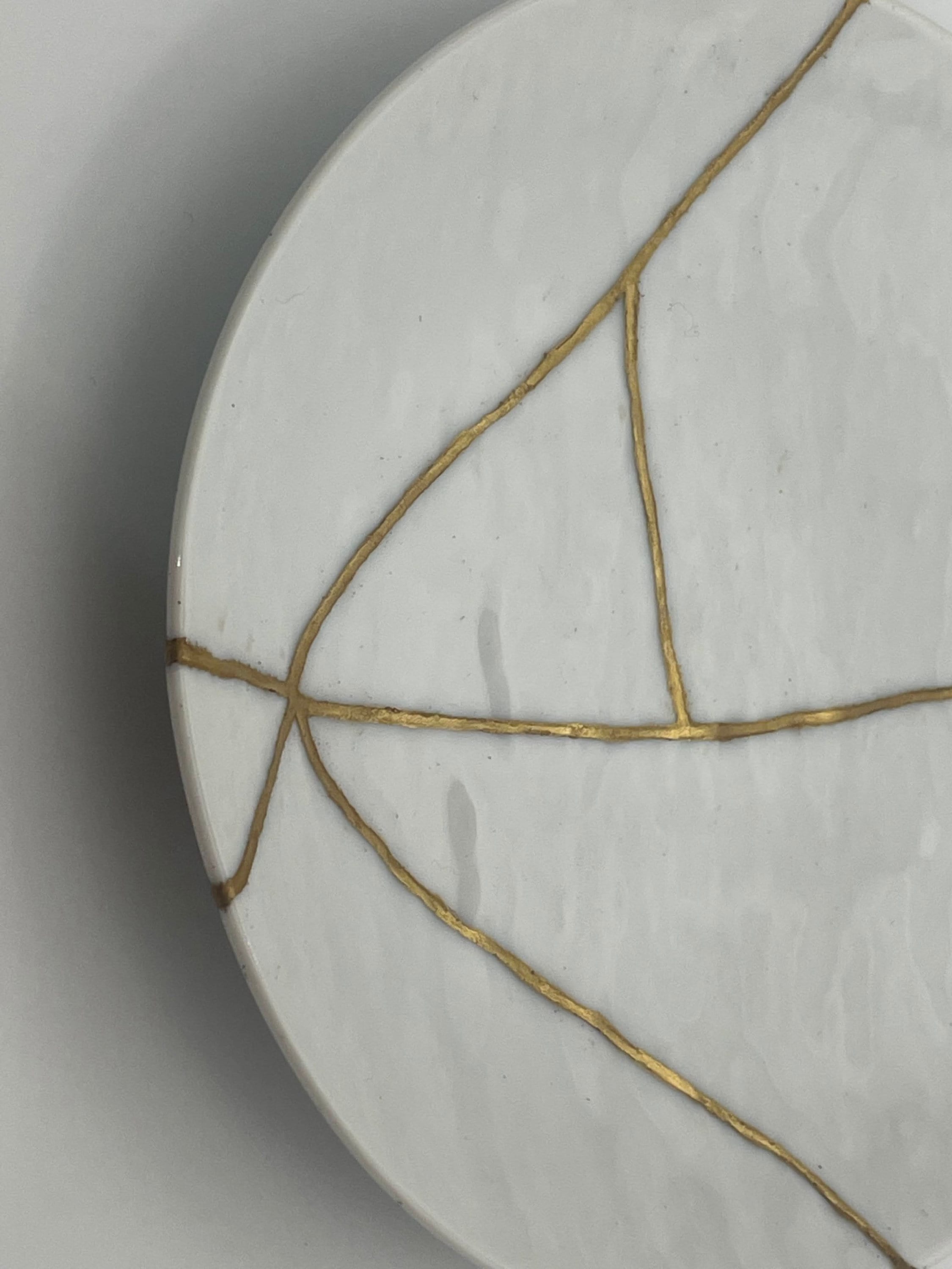 Kintsugi Art.white - Etsy