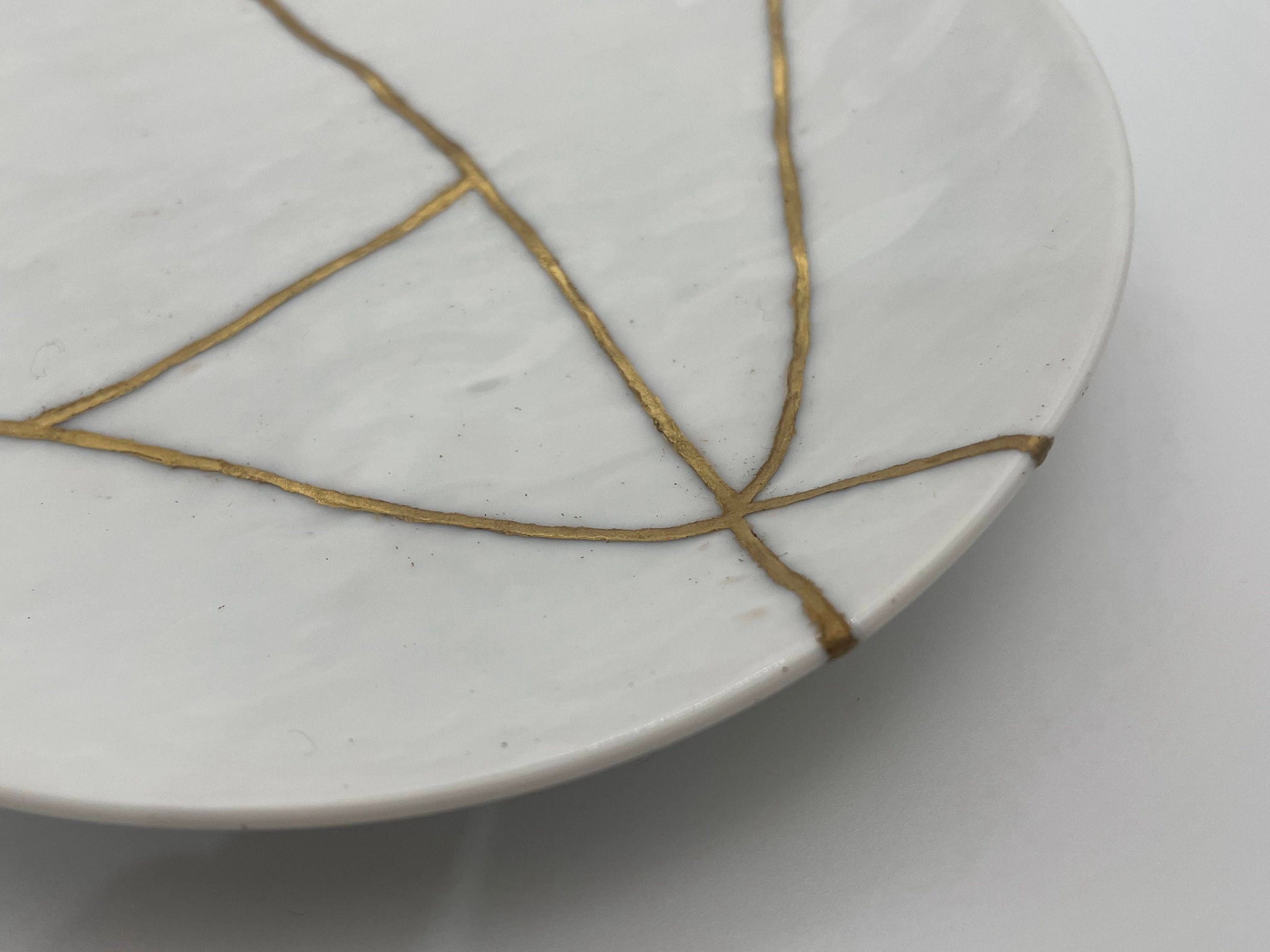 Kintsugi Art.white - Etsy