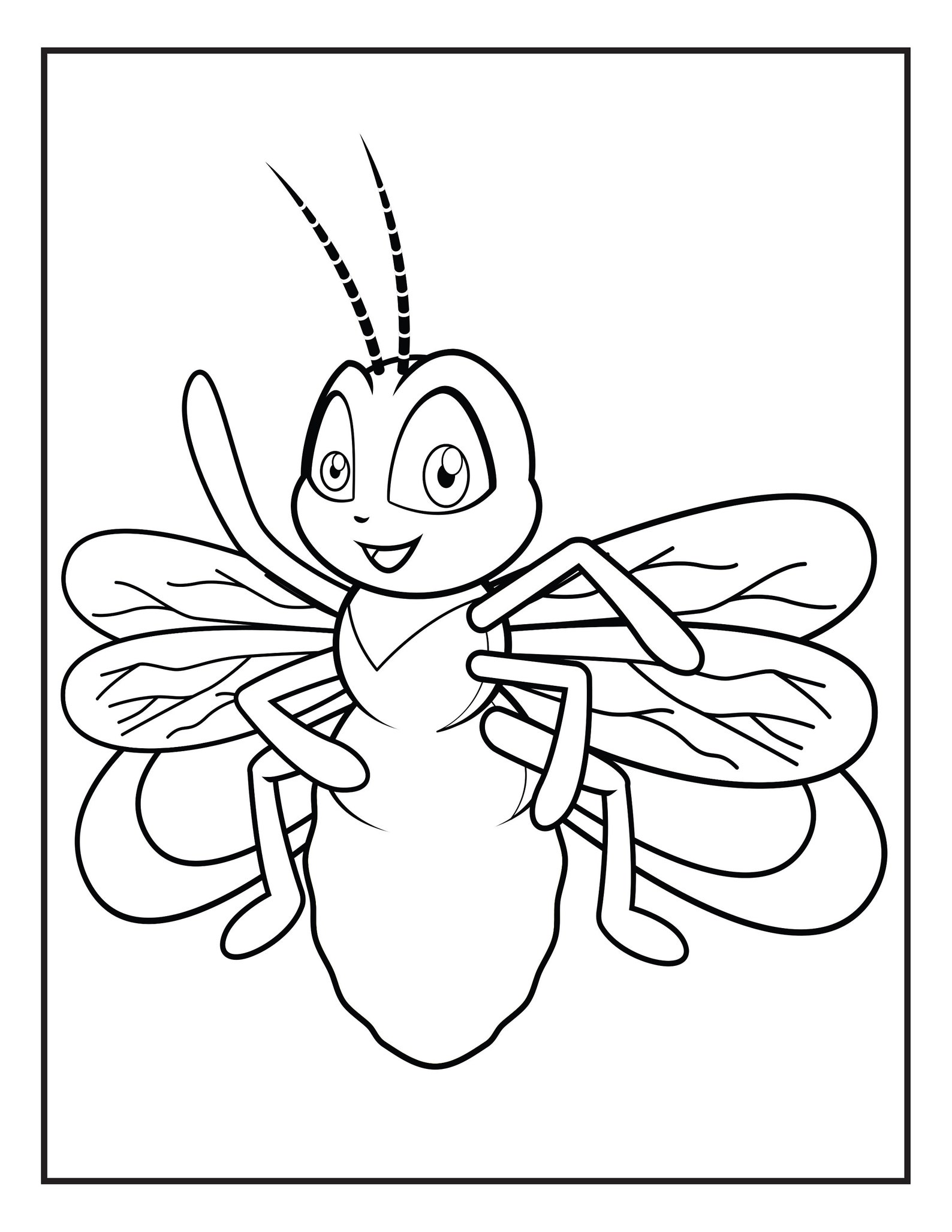 20 Insect Coloring Pages - Etsy