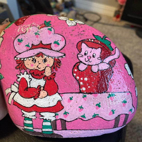 Strawberry Shortcake Painting - Etsy