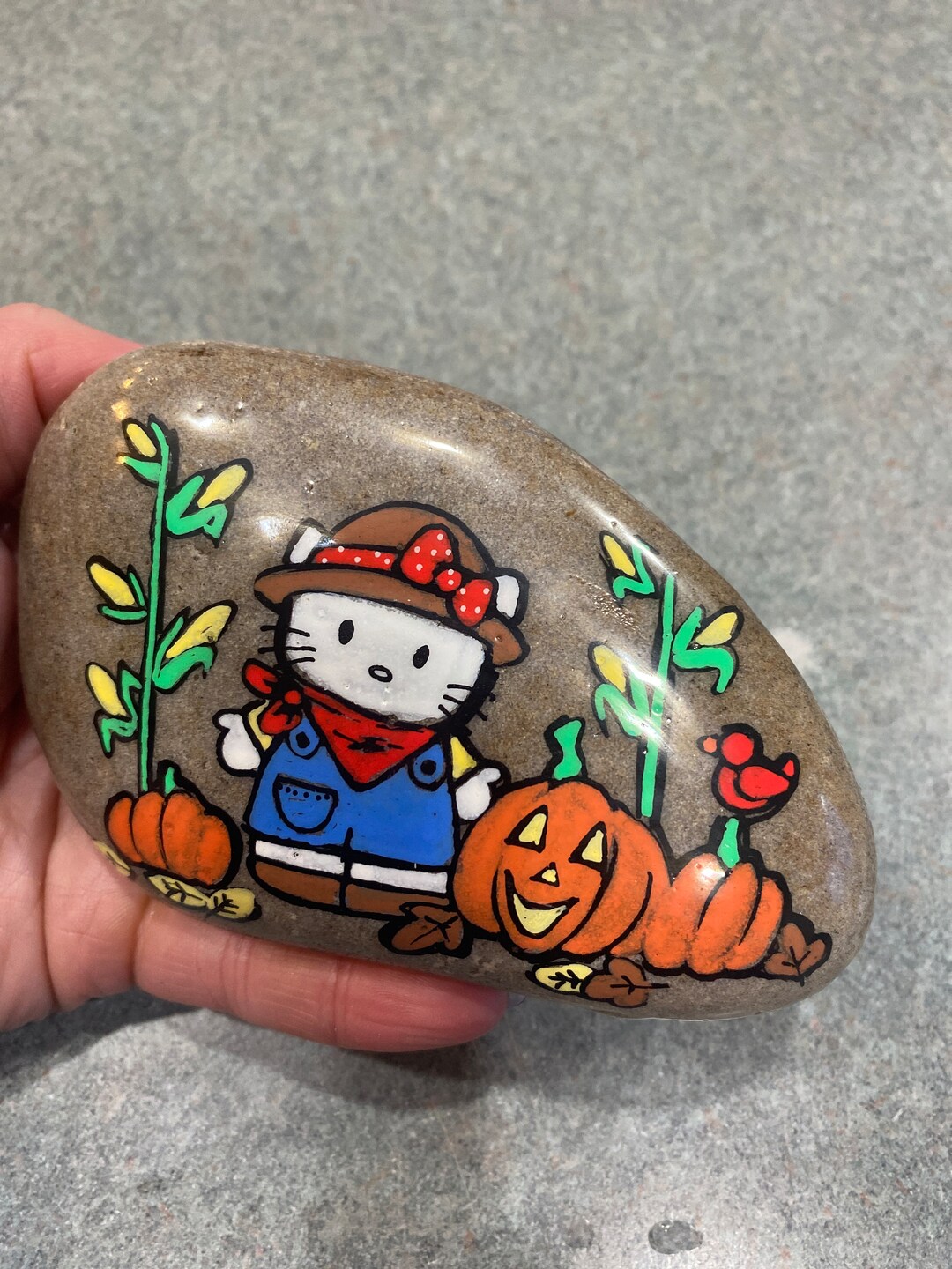 Hello Kitty Fall Art - Etsy