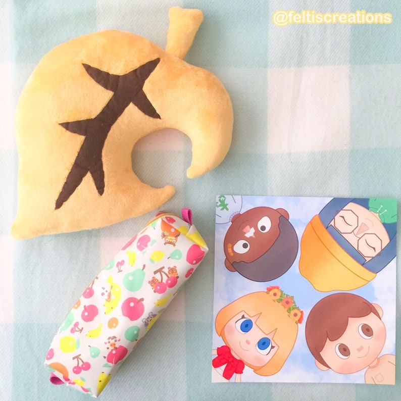 AC Pastel Leaf Plush Collection | Etsy