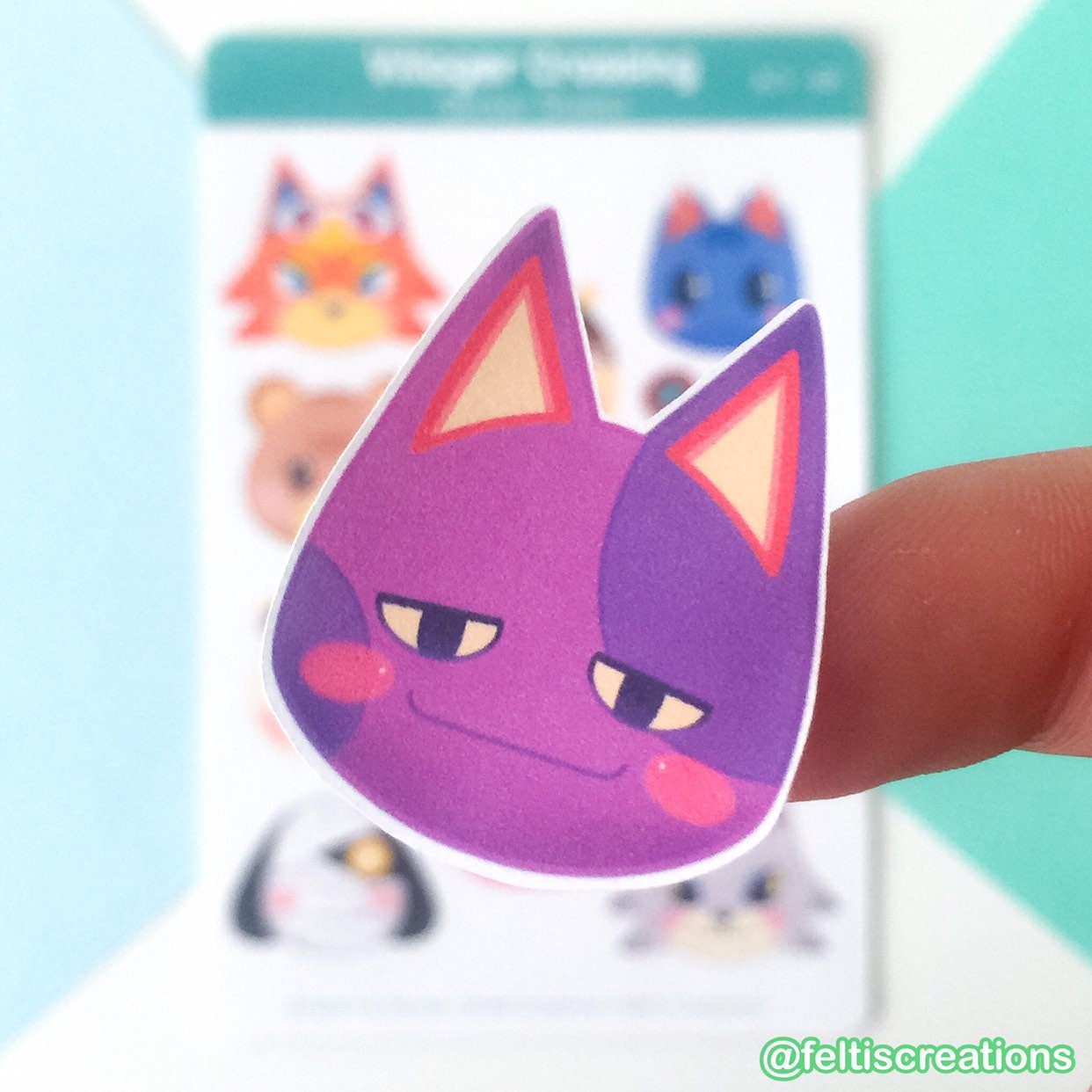 Villager Crossing Sticker Sheet ACV 001 | Etsy