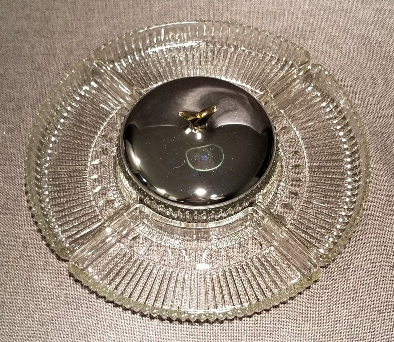 Kromex Vintage Covered Dip Bowl and Tray Set Six Piece | Etsy