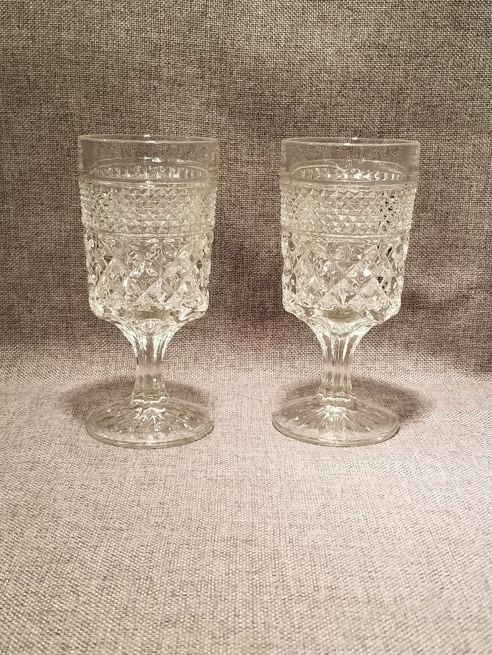 Two Wexford by Anchor Hocking 10oz. Goblets - Etsy