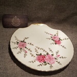 Vintage Yamaka China Lunch, Luncheon, Snake Plate - Scallop Shape With ...