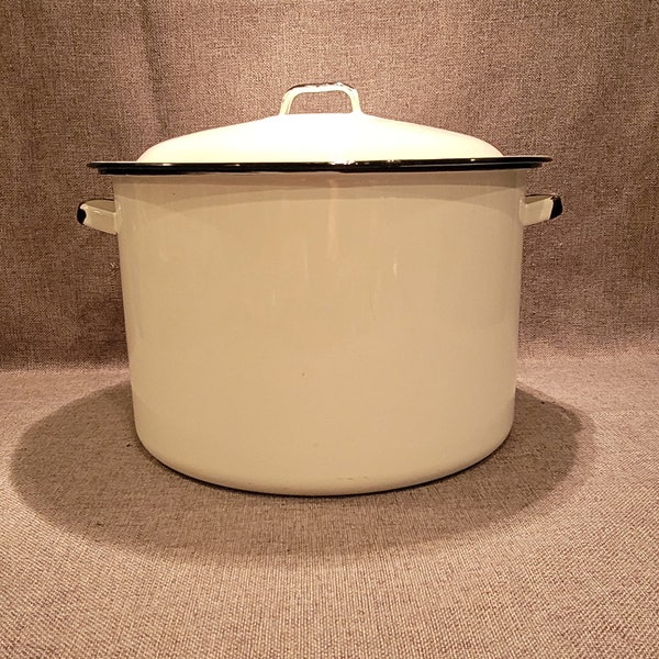 Enamelware Stock Pot - Etsy
