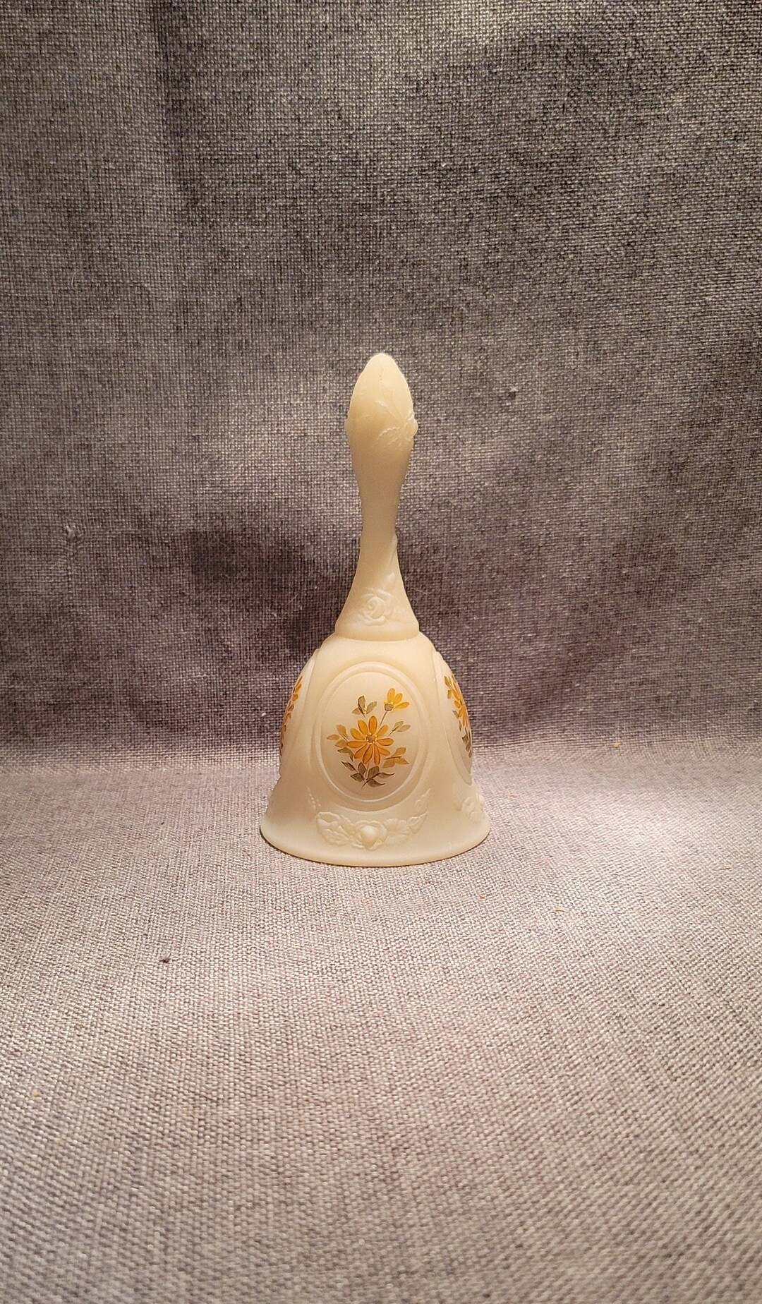 Fenton Glass Hand Bell - Hand Painted and Signed - Etsy