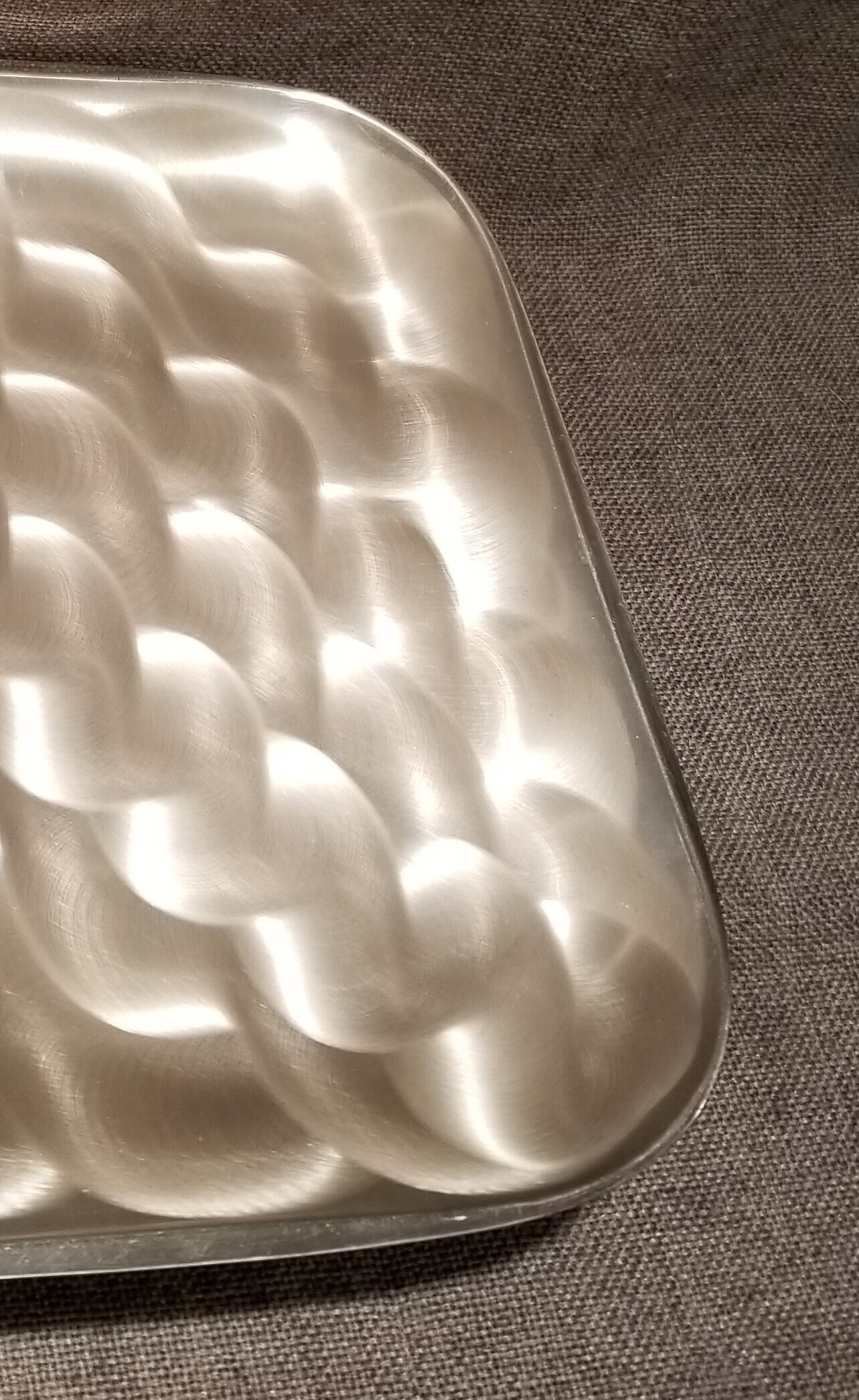 Pearlized Silverware Square Tray by Moben - New in Original Box - Etsy
