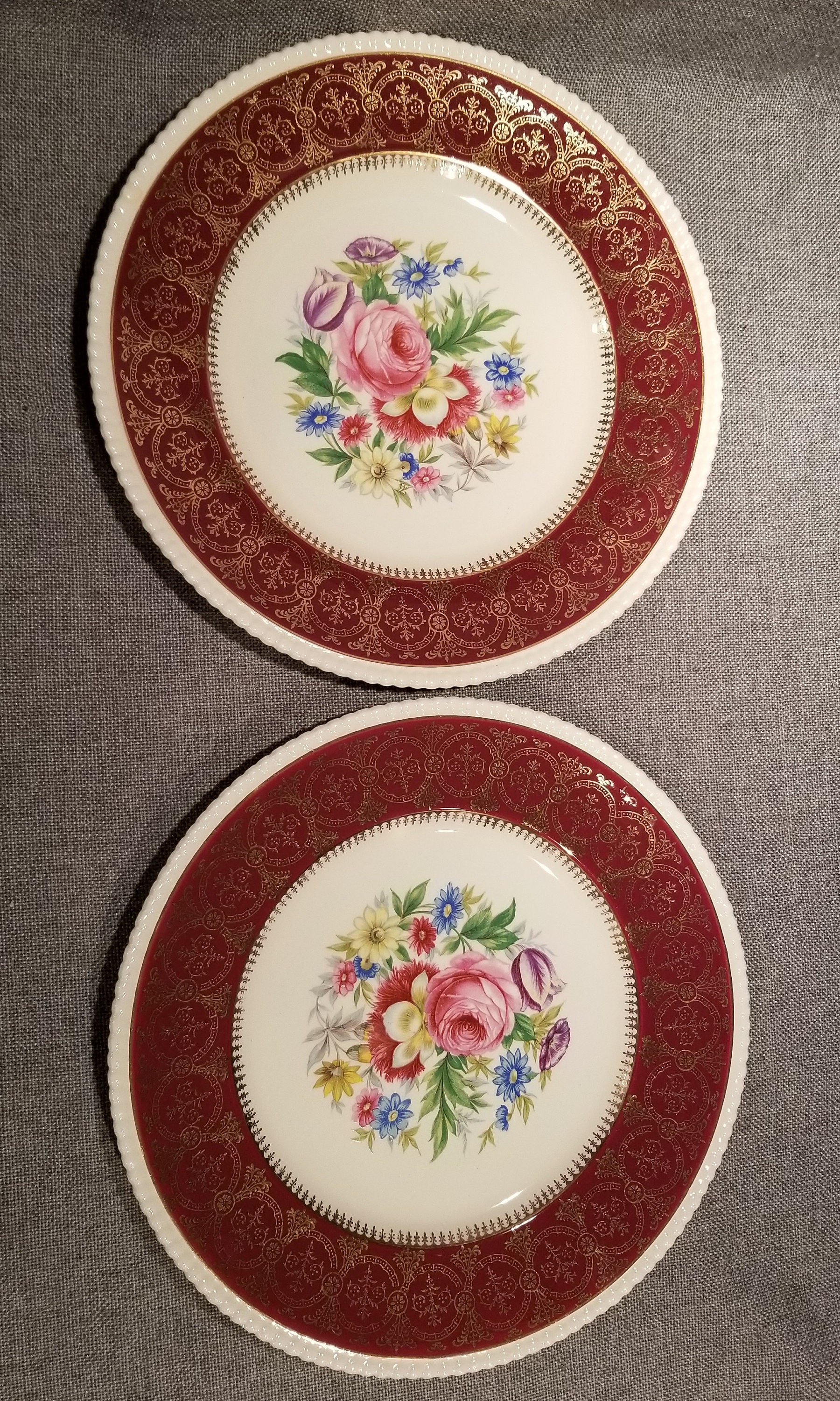 Two 10 inch Solian Ware Plates by Simpson Potters Ltd. | Etsy