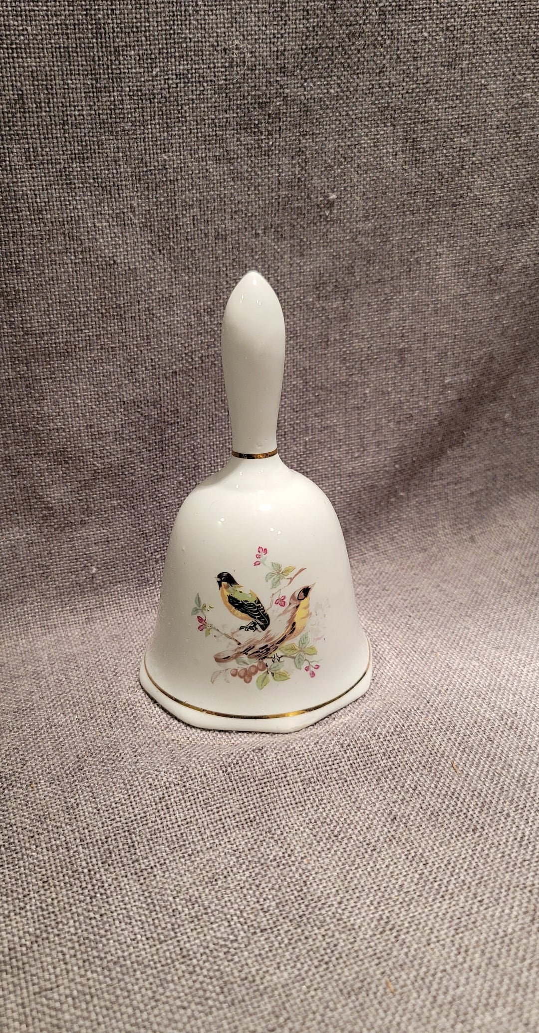 Porcelain Bell Decorated With Two Birds - Etsy