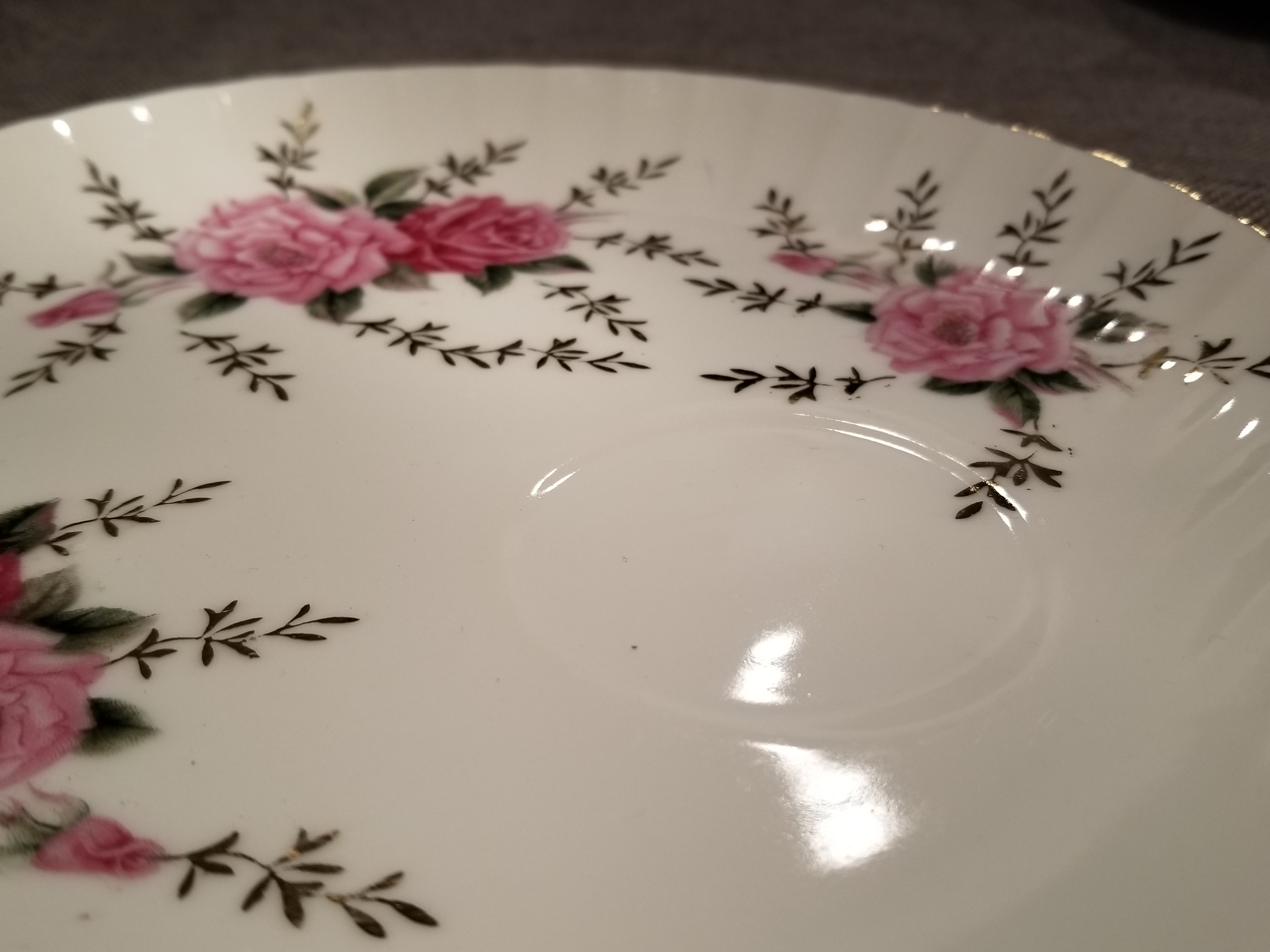 Vintage Yamaka China Lunch, Luncheon, Snake Plate Scallop Shape With ...