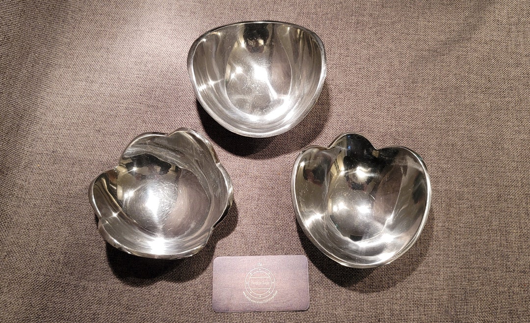 The Pintel Collection 3 Piece Stackable Aluminum Hollowware by Towle - Etsy