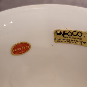 Enesco Giftware Genuine Bone China Fairy and Butterfly Bell With Gold ...