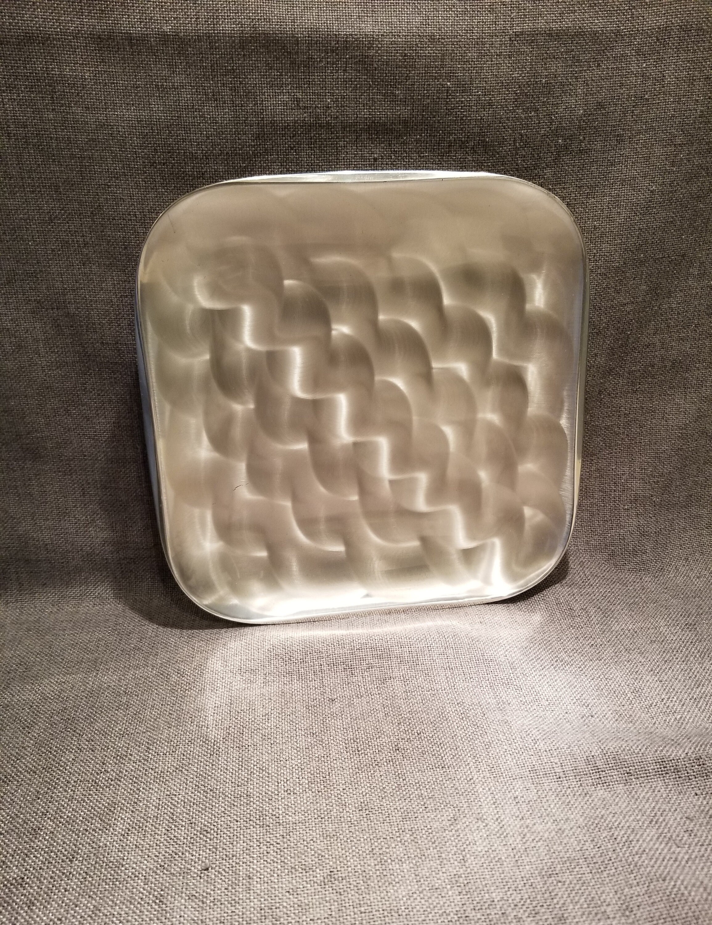 Pearlized Silverware Square Tray by Moben - New in Original Box - Etsy