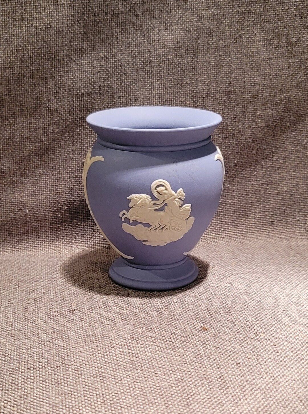 Wedgwood Blue Jasperware Vase - Etsy