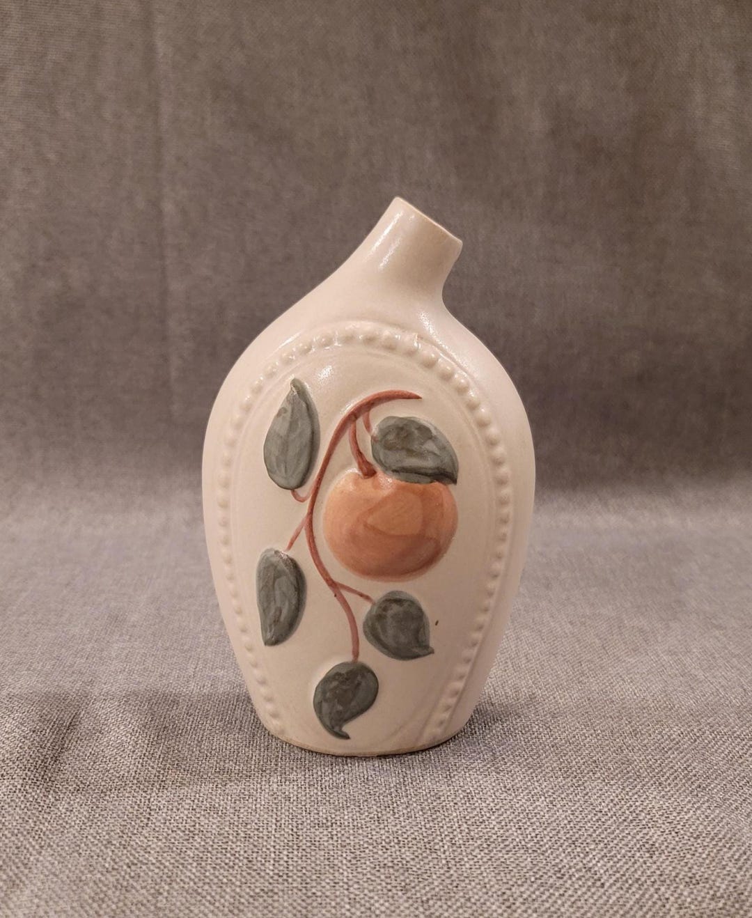 Vintage Stoneware Flask: Early American Apple Tree & Mill, Chatham NJ ...