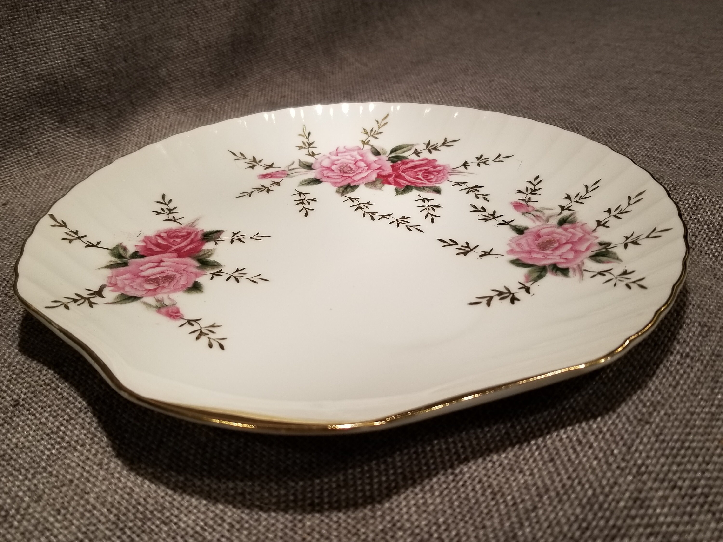 Vintage Yamaka China Lunch Luncheon Snake Plate Scallop - Etsy
