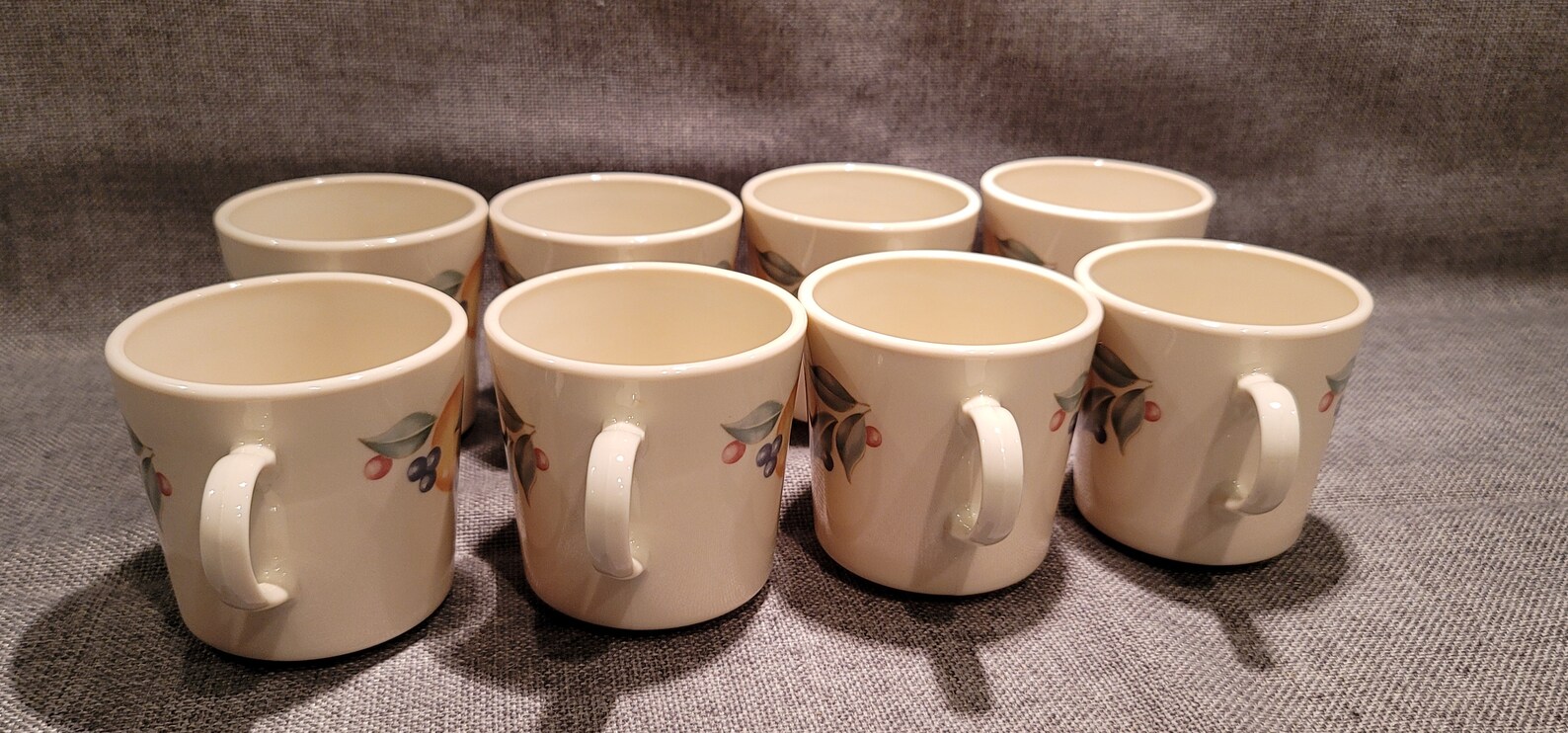8 Corning Abundance Pattern Cups - Fruit & Berries Design - Etsy