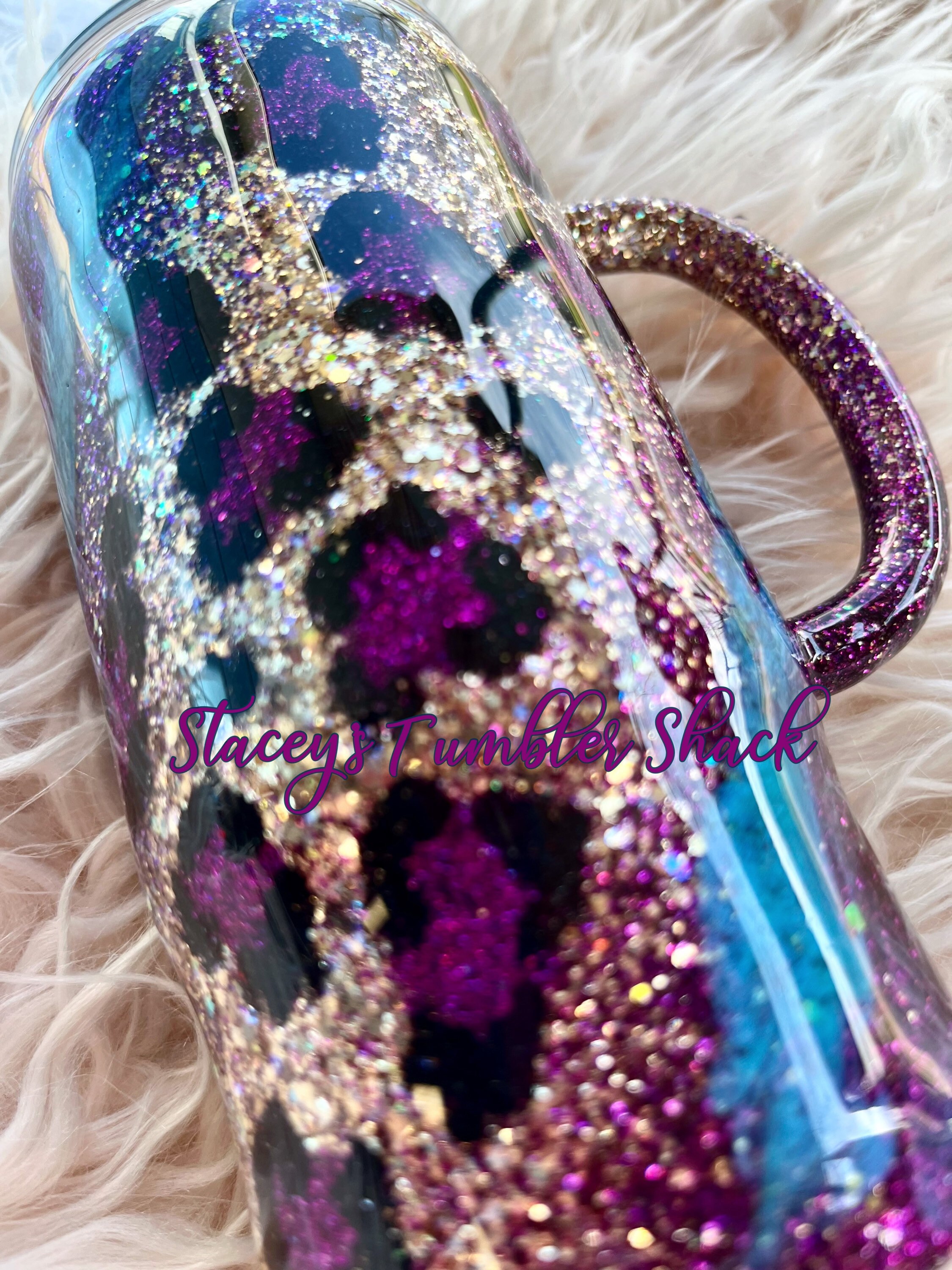 Leopard Print Glitter Leopard Yeti Tumbler Glitter Leopard | Etsy