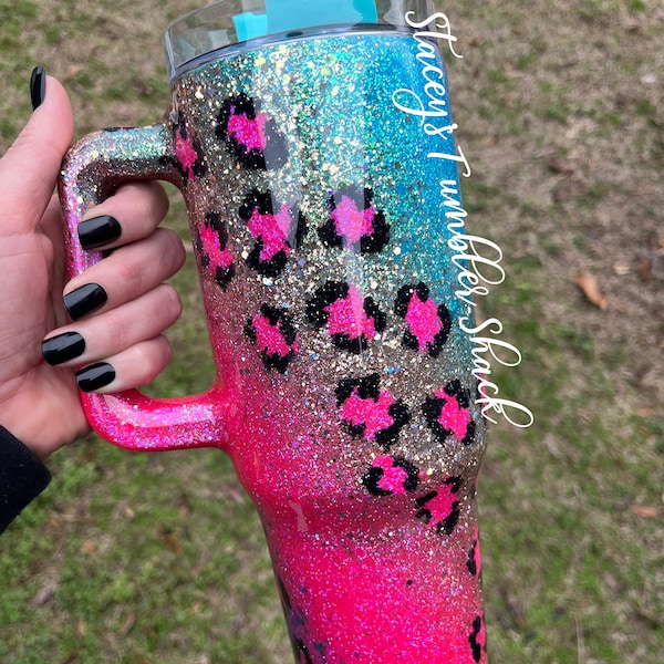 Stanley Cup Blue Glitter - Etsy