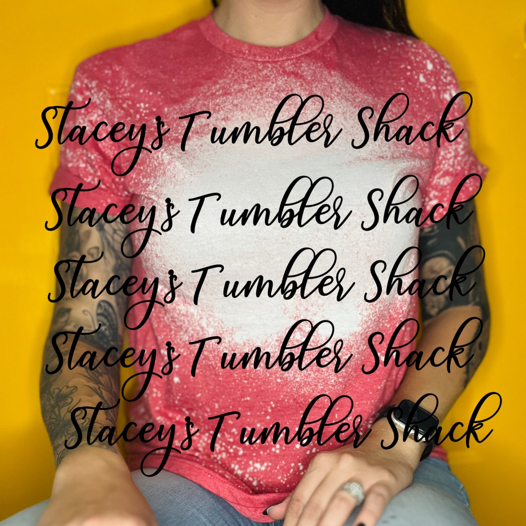 Gildan Heather Red | Bleached Shirt Mock-up, 64000 | Gildan Softstyle ...