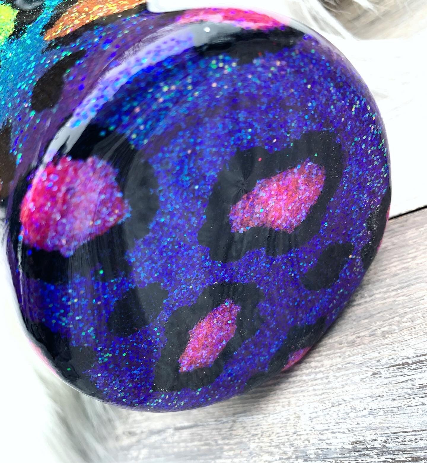 Leopard Print Glitter Leopard Yeti Tumbler Glitter Leopard | Etsy