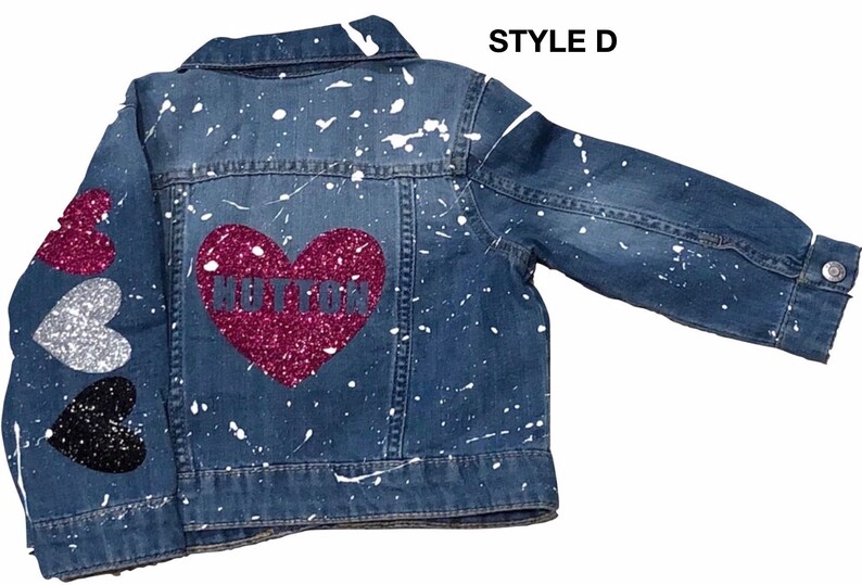 Custom Splatter Painted Denim Jacket FREE SHIPPING - Etsy