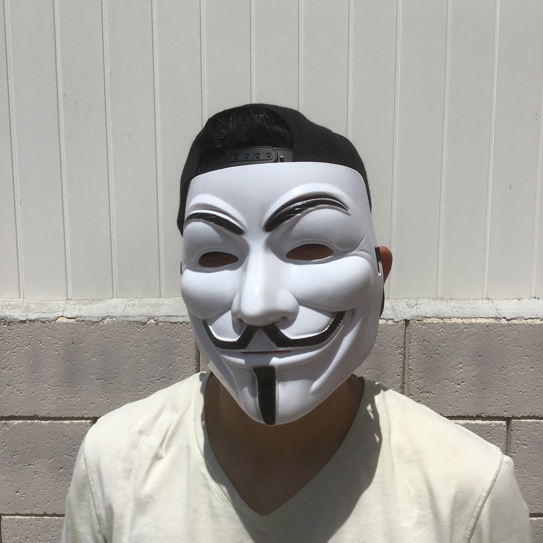 Guy Fawkes Face Mask - Etsy
