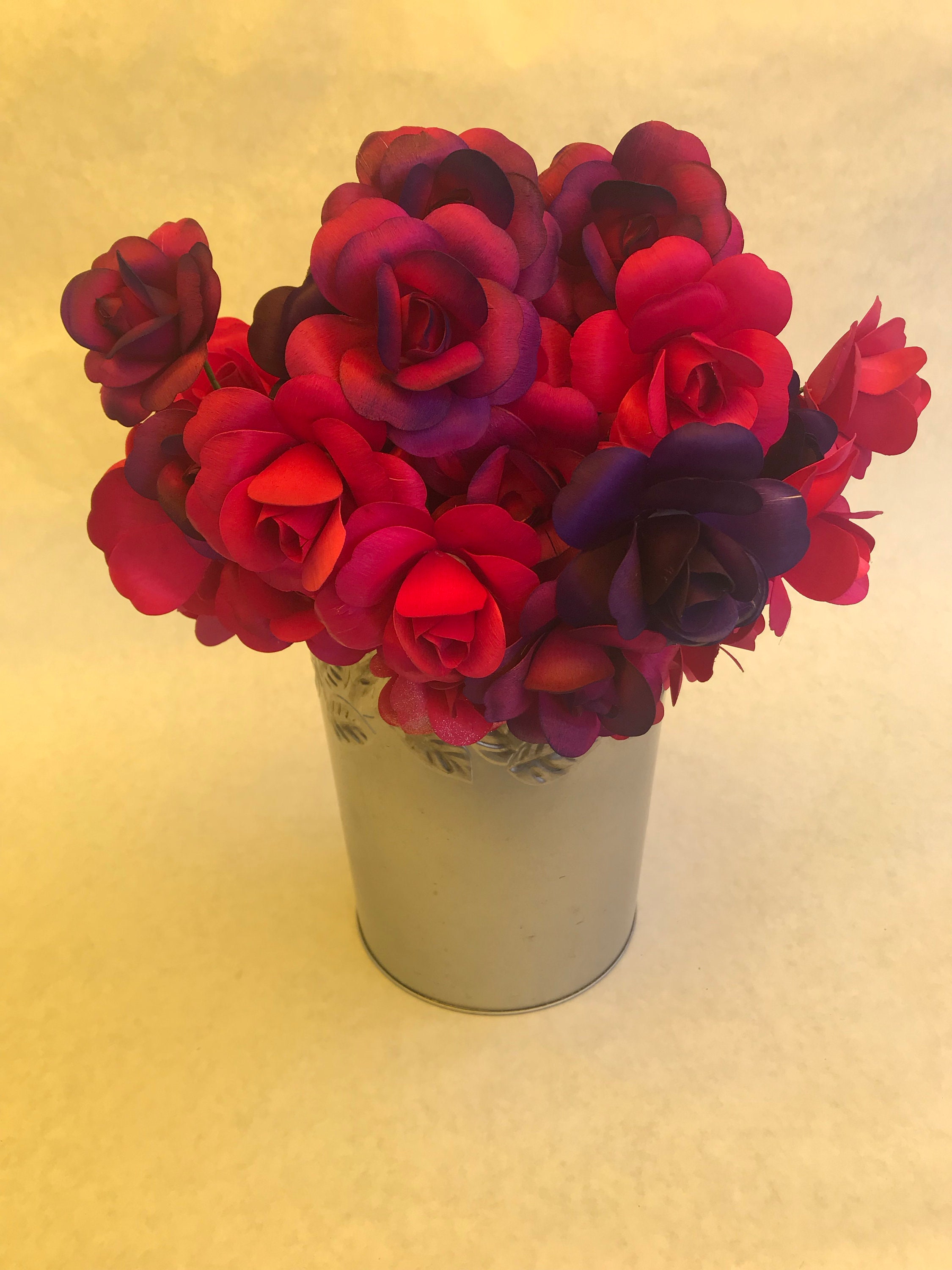 Wooden Rose's Full Open Handmade - Etsy