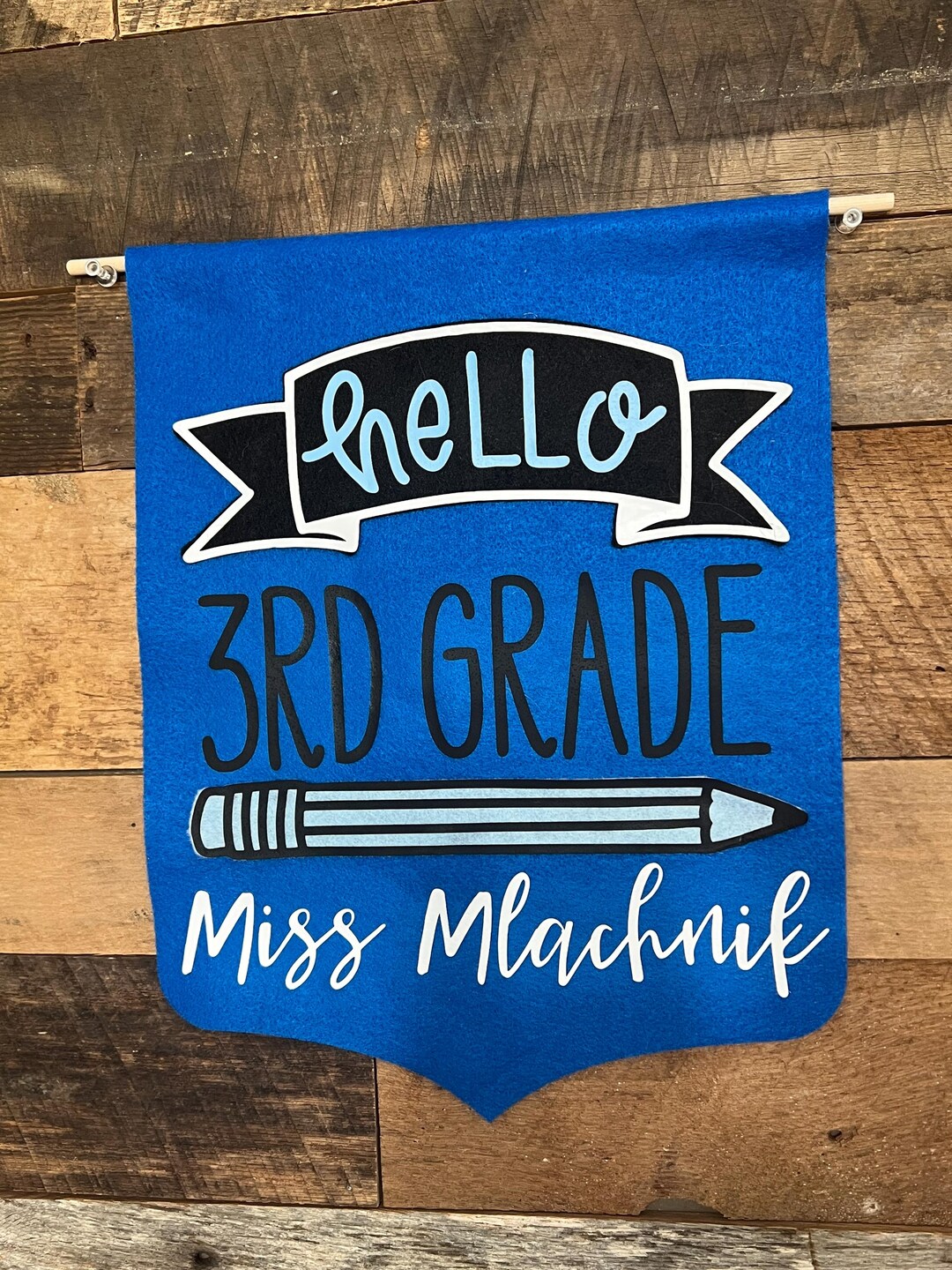 Personalized Classroom Teacher Banner for All Subjects and Grades ...