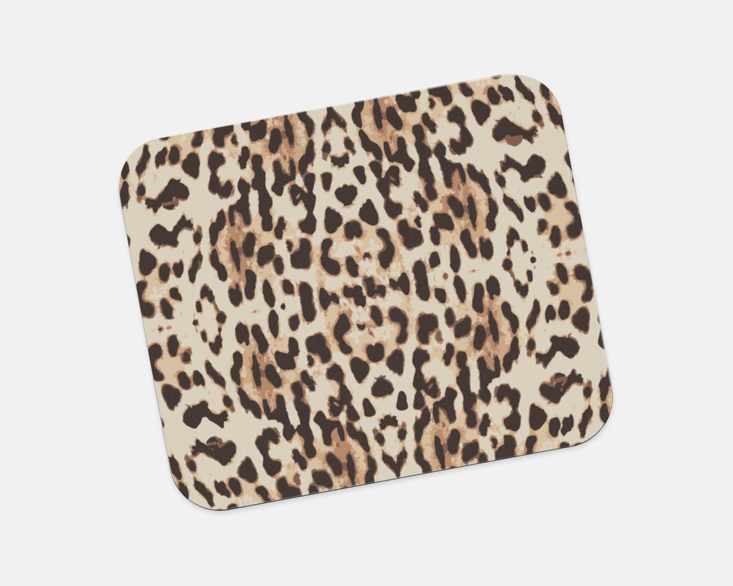 Cheetah Print Mouse Pad Cute Mouse Pad Leopard Circle - Etsy