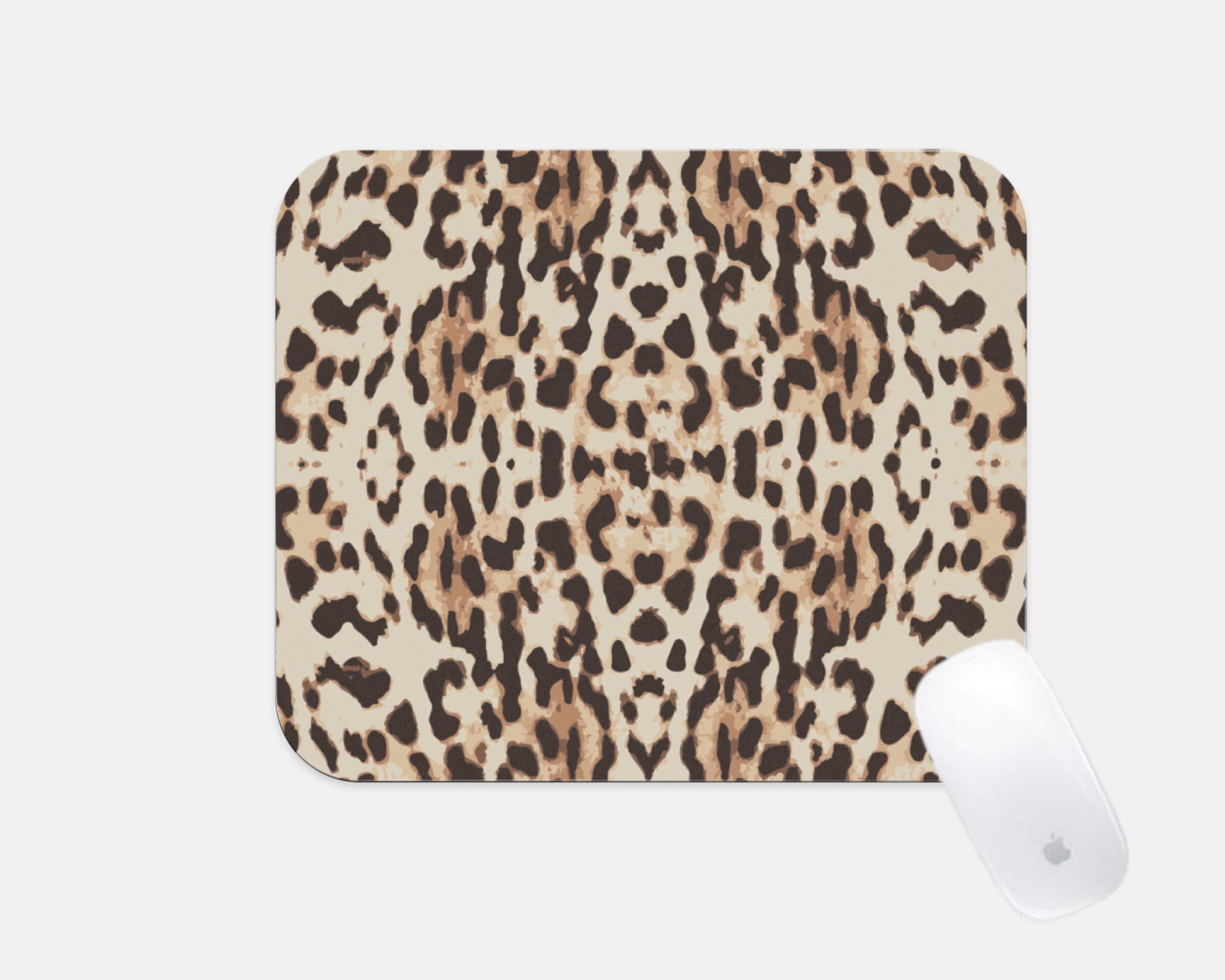 Cheetah Print Mouse Pad Cute Mouse Pad Leopard Circle - Etsy
