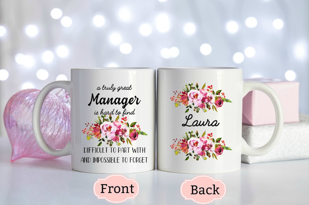 Personalized Manager Appreciation Gift, Manager Leaving Gift, Manager ...
