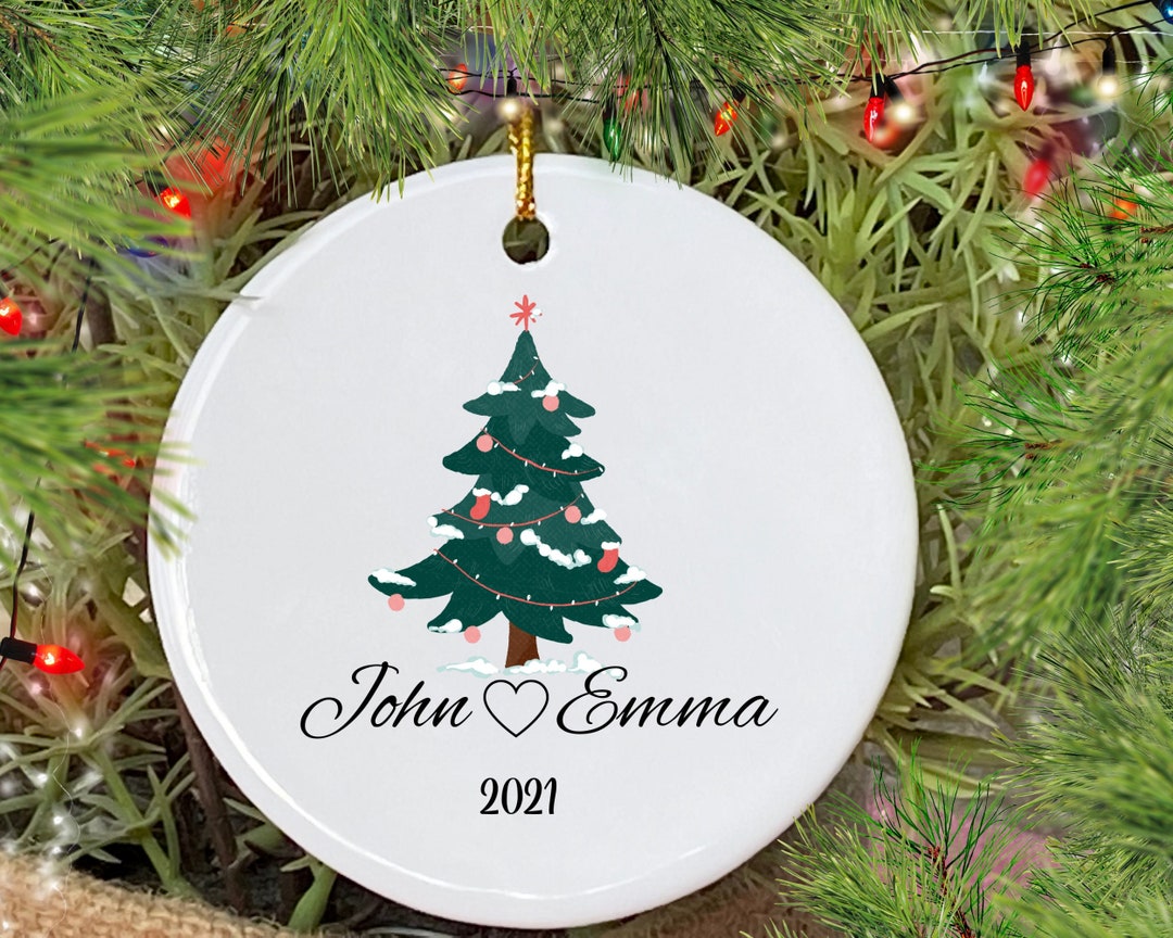Personalized Christmas Ornaments for Couples, Couples Christmas ...