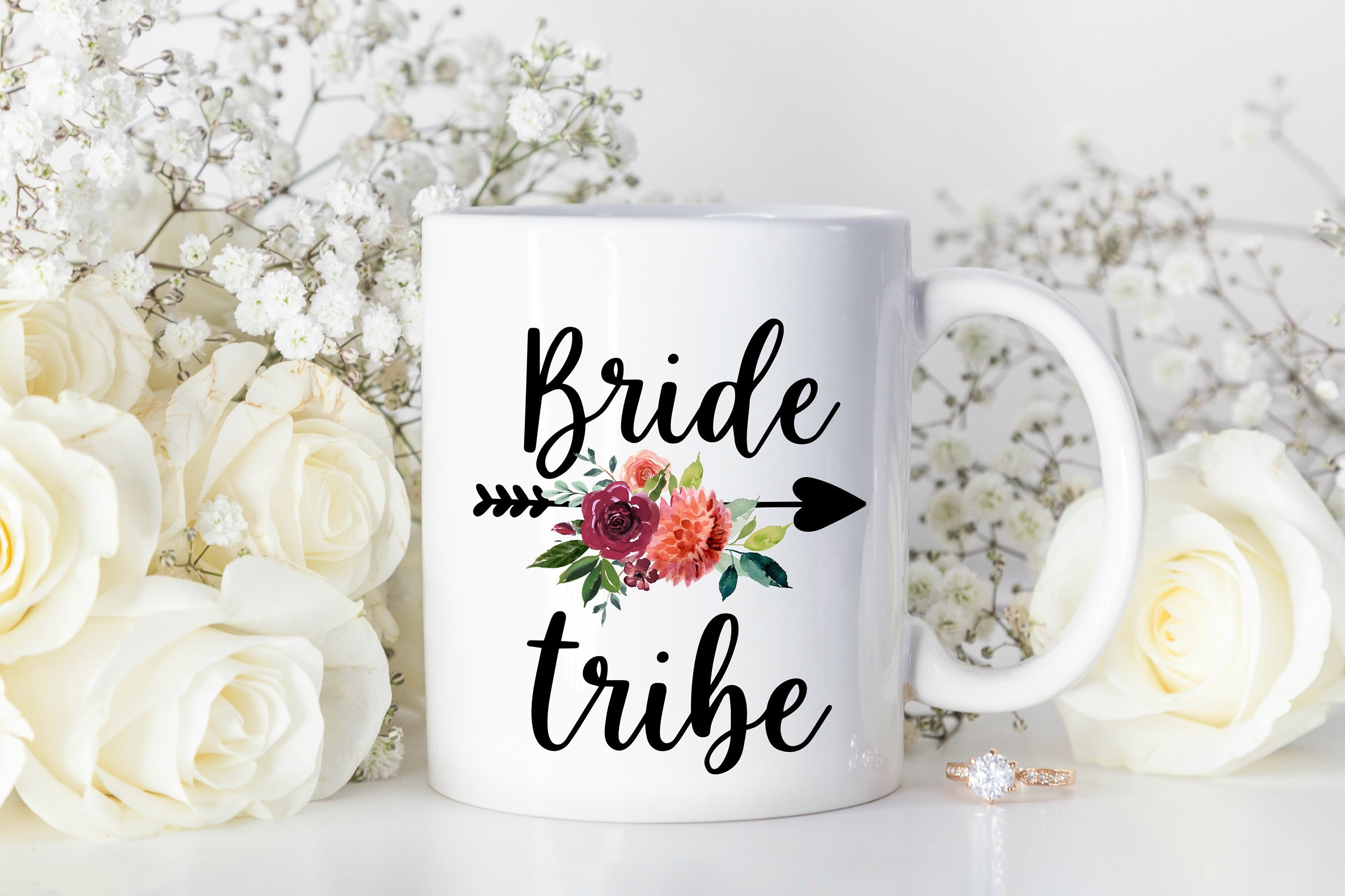 Bride Tribe Mug Bridesmaid Mug Bride Squad Bridesmaid - Etsy Ireland