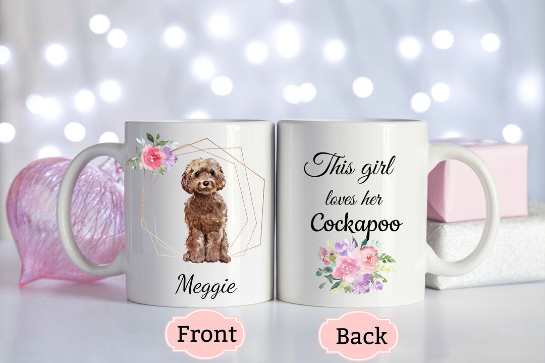 Personalized Cockapoo Mug, Pet Mug Personalized, Pet Mug Custom, Pet ...