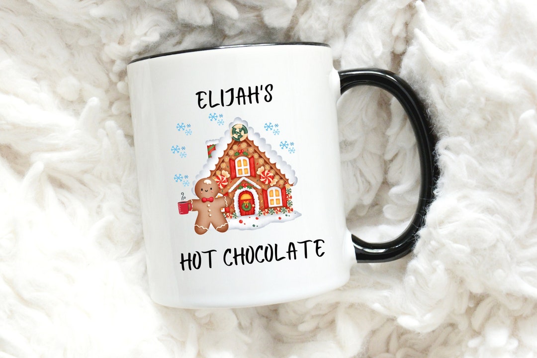 Personalized Kids Hot Chocolate Mug, Children Hot Cocoa Mug, Custom ...