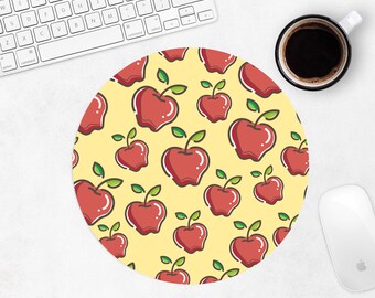 Moon Mouse Pad Lunar Print Circle Mousepad Round Mouse Pad - Etsy