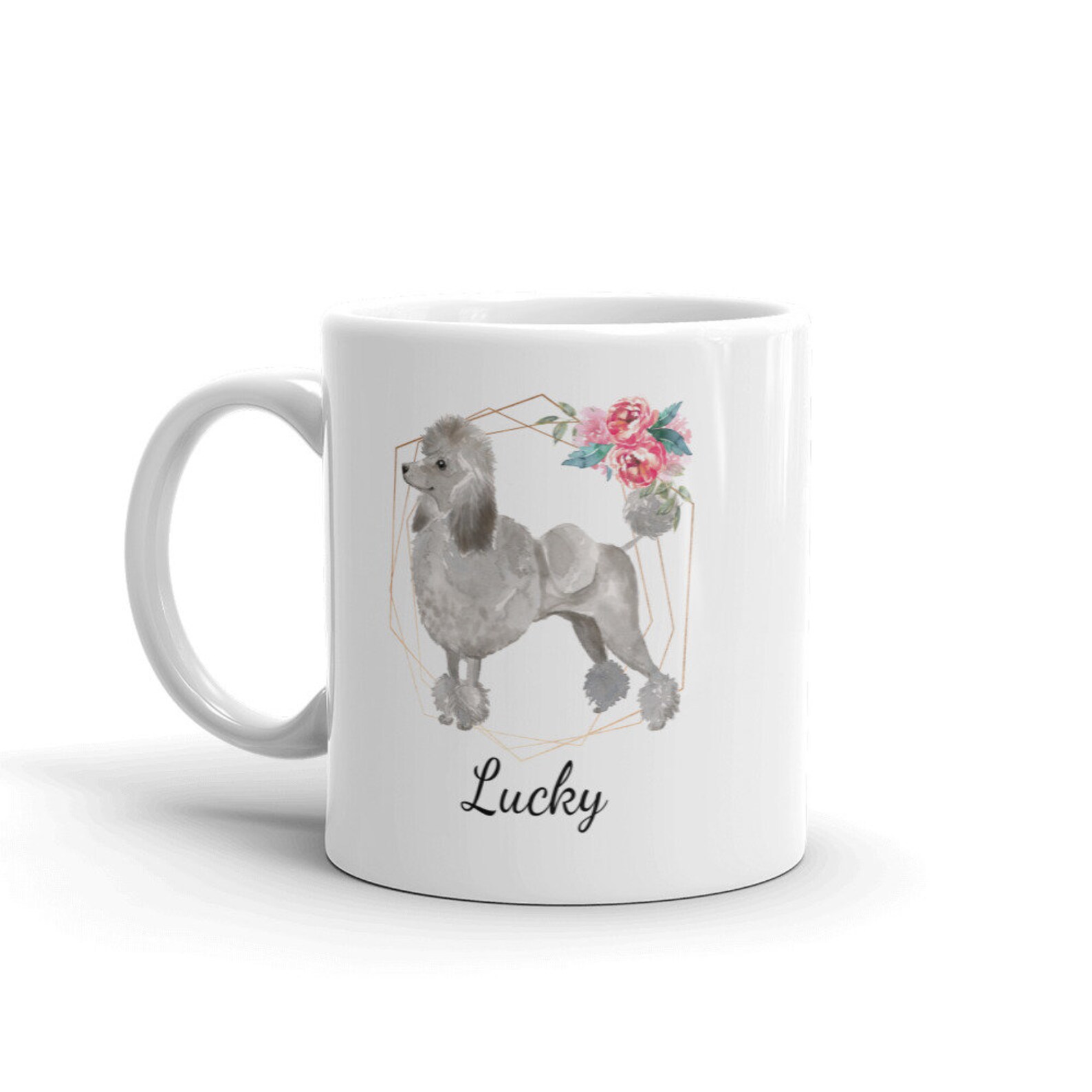 Personalized Poodle Mug Personalized Pet Mug Custom Pet Mug - Etsy