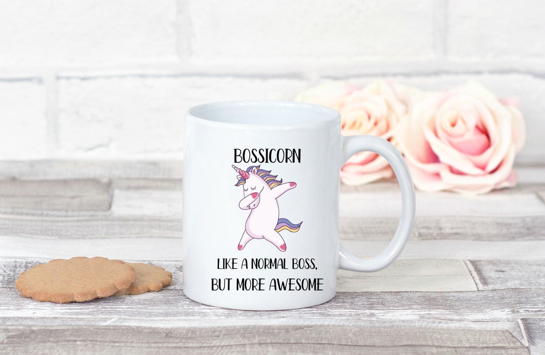 Funny Bossicorn Mug – Gift for Female Boss, Coworker or Manager – Like ...