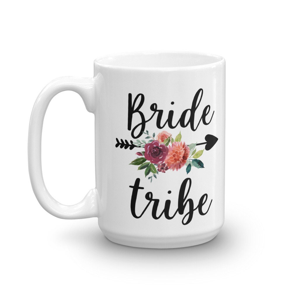 Bride Tribe Mug Bridesmaid Mug Bride Squad Bridesmaid - Etsy Ireland