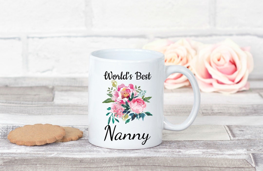 Nanny Gift, World's Best Nanny Mug, Nanny Mug, Grandma Mug, Thank You ...