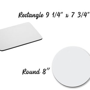 Cute Mouse Pad, Pattern Circle Mousepad, Round Mouse Pad for Women ...