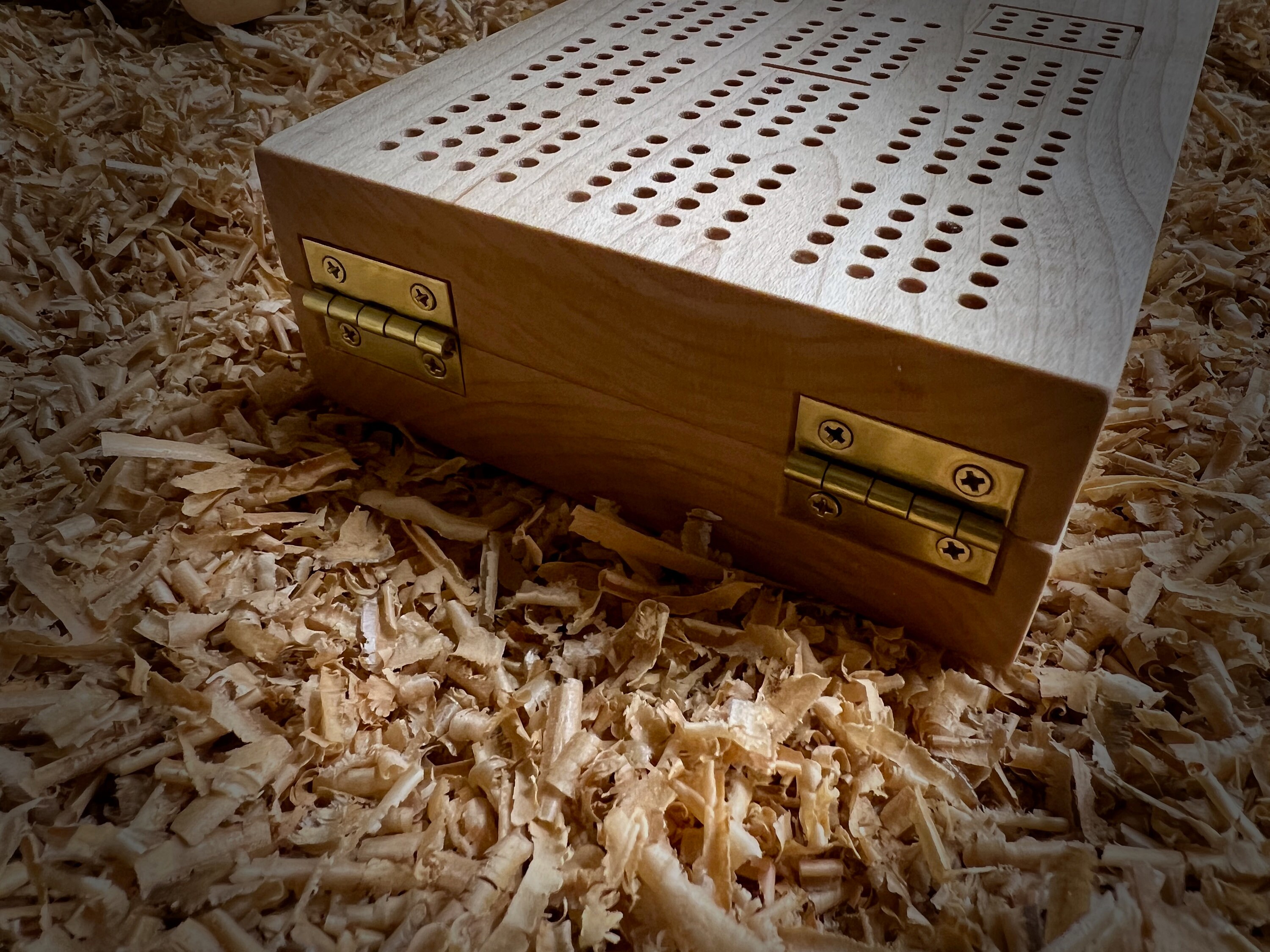Maple 4-track Folding Cribbage Board - Etsy